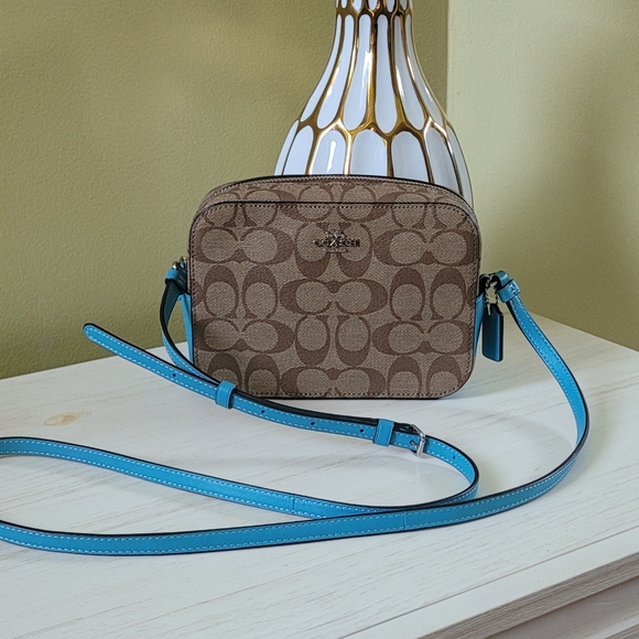 Coach | Bags | Coach Mini Camera Bag In Signature Canvas | Poshmark